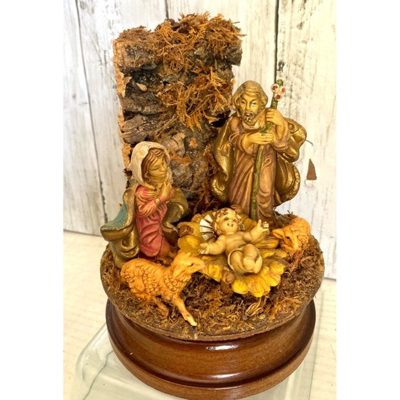 Italy | Holiday | Vintage Christmas Nativity Music Box Hand Painted ...